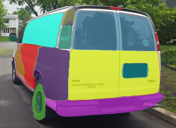 AI-powered vehicle part detection for damage and repair estimates